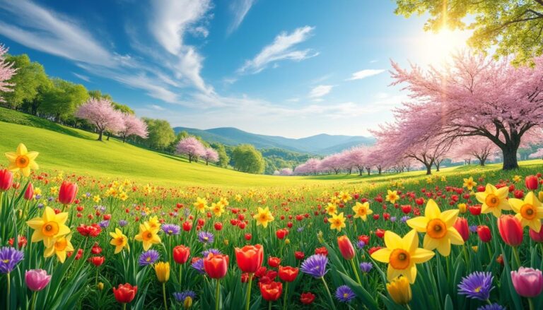 Le champ lexical du printemps : une palette de mots pour célébrer la nature